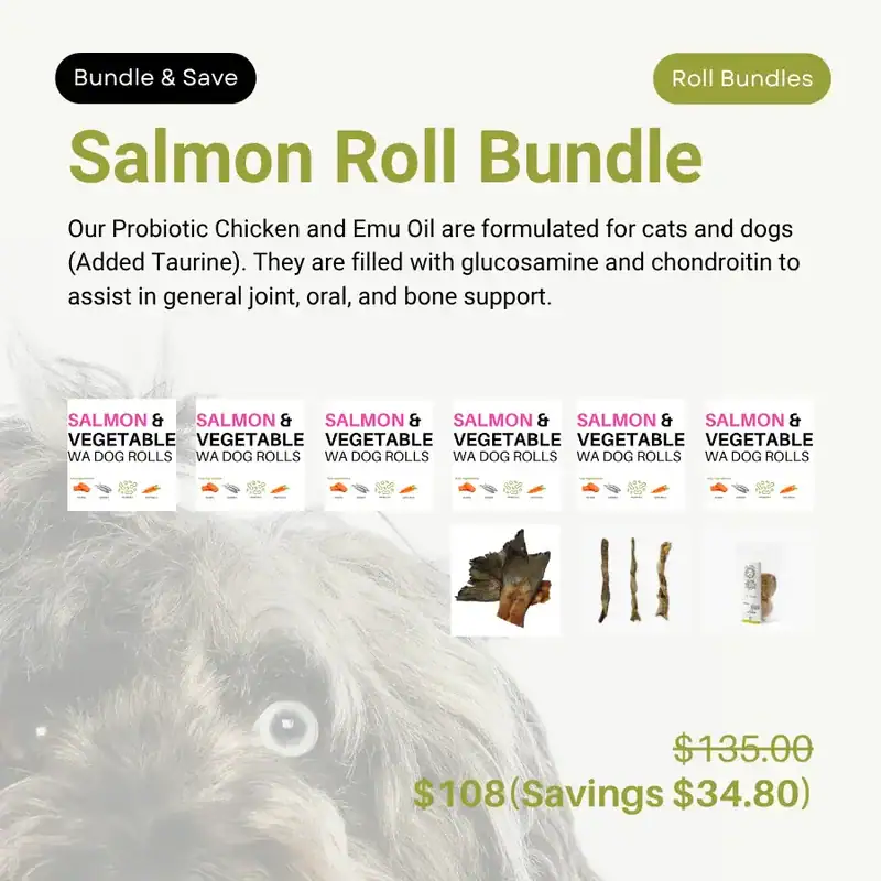 Roll Bundle Box: Salmon & Vegetable • Pet Fresh